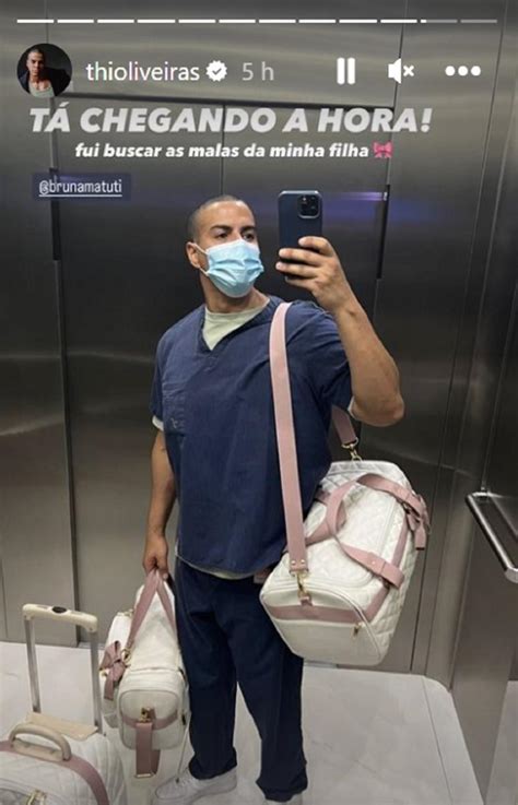 Nasce Ella Primeira Filha De Thiago Oliveira Apresentador Da Globo