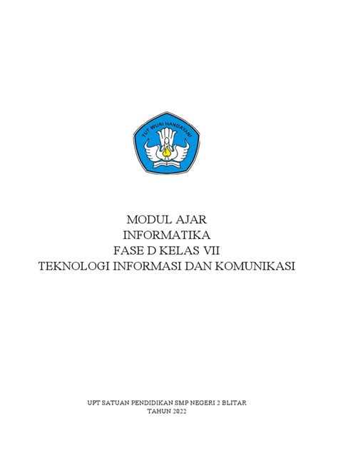 modul ajar informatika pdf