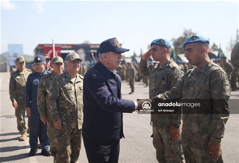 Milli Savunma Bakanı Hulusi Akar Hatay da Anadolu Ajansı