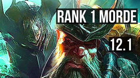 MORDEKAISER Vs GANGPLANK TOP Rank 2 Rank 1 Morde Godlike BR