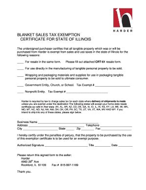 Multi State Sales Tax Exemption Certificate Fill Online Printable