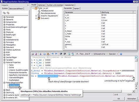 Datei Software CAD Tutorial Optimierung ILogic Regel Bearbeiten1