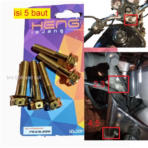 Jual Baut Probolt Segitiga As Shock Depan Scorpio Z 2013 Old Original