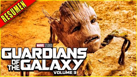Resumen GUARDIANES DE LA GALAXIA 3 EL TRISTE PASADO DE ROCKET EN