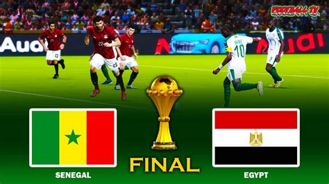 Senegal Vs Egypt Final Africa Cup Of Nations Efootball Pes