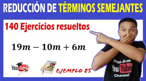 Reducción De Términos Semejantes CON DISTINTO SIGNO Súper FÁCIL