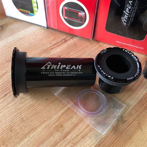 Tripeak Bb86 Bb92 Twist Fit Press Fit Twist Lock Ceramic Bottom Bracket