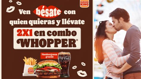 Burger King quiere que celebres el Día del Beso con una provocativa
