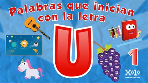 Palabras que inician con la letra U en español para niños Videos