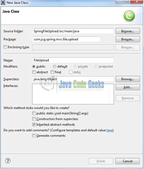 File Upload And Database Persistence With Spring Framework Java Code