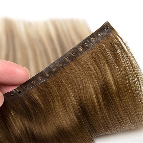 Seamless Xo Invisible Flat Weft Hole New Design Twin Tab Hole Weft Hair