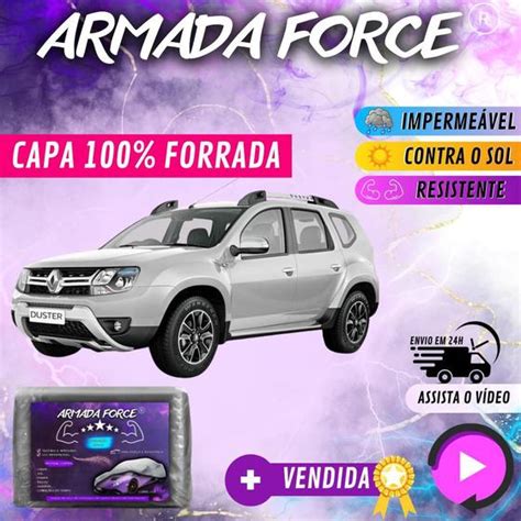 Capa Cobrir Carro Duster Forrada Armada Force Imperme Vel