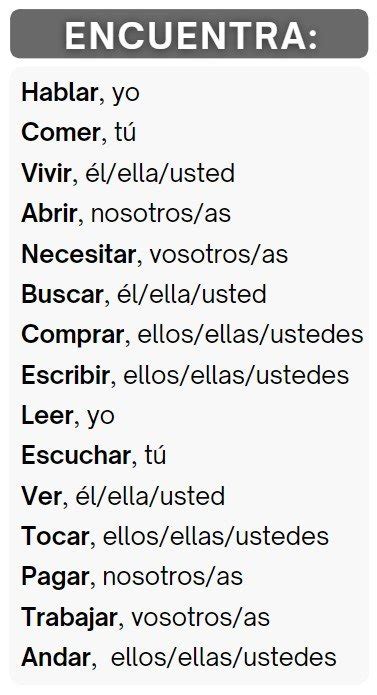 Verbo Presente Regular En Espa Ol V Deo Y Actividades Profedeele
