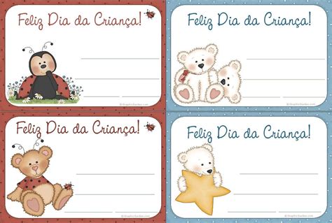 Modelo De Cartão Dia Das Crianças Vários Modelos