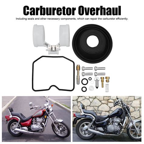 2 Sets Carburetor Rebuild Fix Kit Carb Overhaul For Vulcan 500 EN500