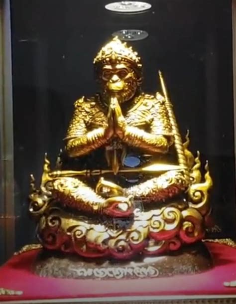 LP ANAN MONKEY GOD BUCHA THAI ORNAMENT HOUSING WITH LIGHT Hobbies