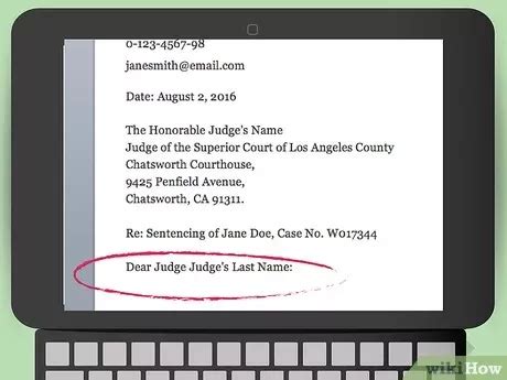 How To Write A Character Letter To A Judge Steps Artofit