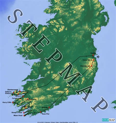 Stepmap Irland Landkarte F R Irland