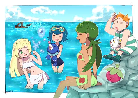夏と水着とアローラ Pokémon Sun and Moon Know Your Meme