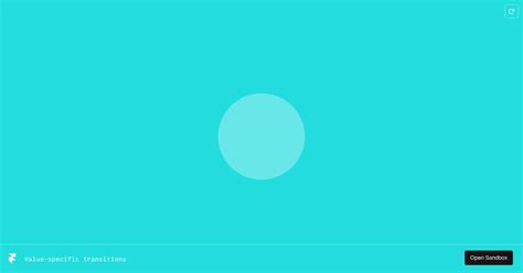 Framer Motion Value Specific Transitions Forked Codesandbox