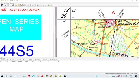 How To Georeference A Toposheet In QGIS YouTube
