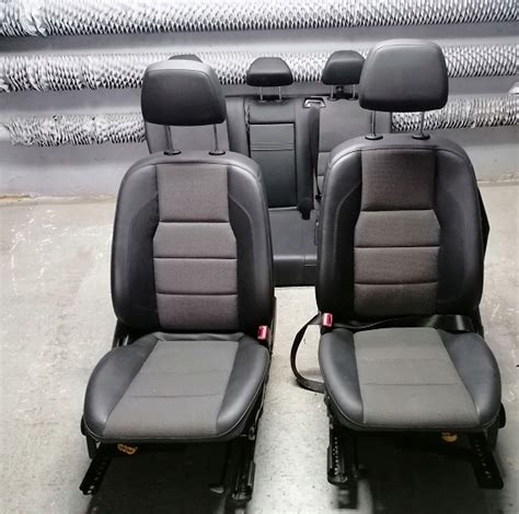 MERCEDES W204 FOTEL FOTELE KANAPA KOMBI PÓŁSKÓRA 8975181776