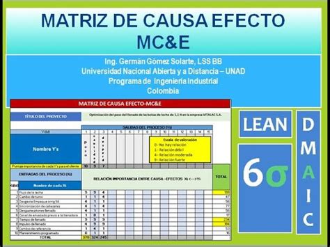 Matriz Causa Y Efecto Excel Mini The Best Porn Website