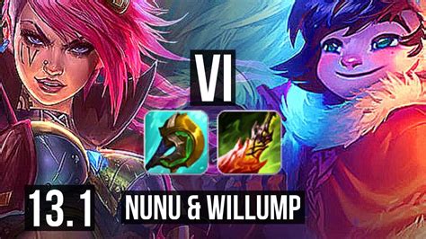 VI Vs NUNU WILLUMP JNG 3 0M Mastery 4 1 9 300 Games EUW
