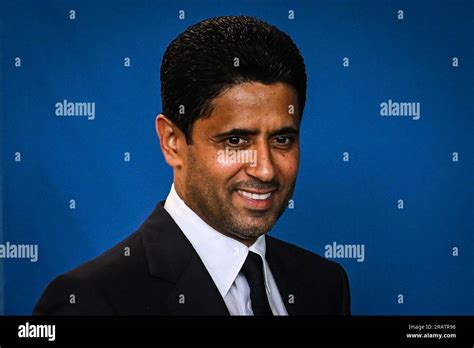Nasser AL KHELAIFI Of PSG During The Presentation Of Luis ENRIQUE As