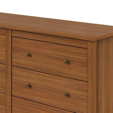 Cômoda Maggiore Lopas 6 Gavetas Horizontal Rovere Naturale Cômoda