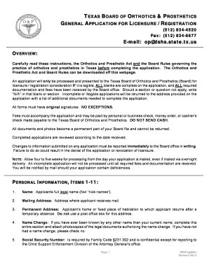 Fillable Online Dshs State Tx Application Packet View Or Print In Word