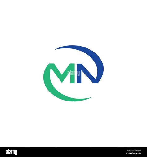 Plantilla De Dise O Vectorial Del Logotipo De Mn O Nm De La Letra
