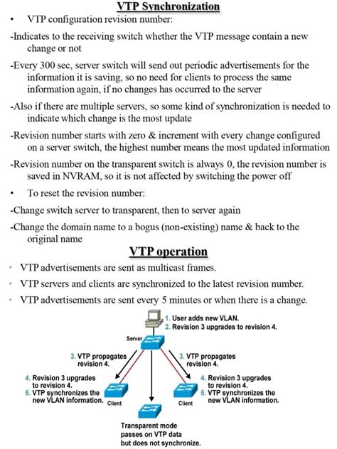 Summary Of Vtp Vlan Trunking Protocol Pdf Connect Techs