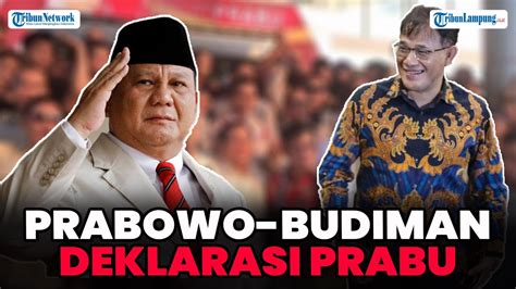 Budiman Sudjatmiko Deklarasikan Relawan Prabowo Budiman Bersatu Di