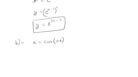 solved eliminate the parameter to find a cartesian equation of the curve and sketch the