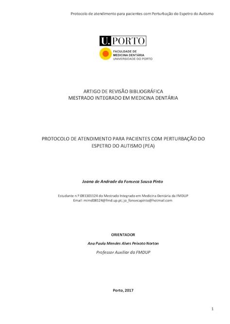 PDF ARTIGO DE REVISÃO BIBLIOGRÁFICA MESTRADO Protocolo de