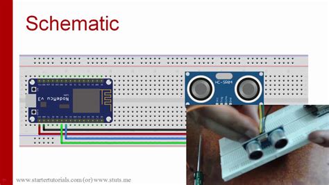 Ultrasonic Sensor With Nodemcu Esp Iot Lab