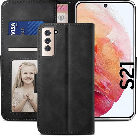 MOBESV Handyhülle für Samsung Galaxy S21 5G Hülle Leder Samsung Galaxy