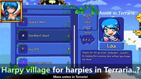 Harpy Shop In Terraria ─ Exploring The New Living World Sort Of 14 Mod Youtube