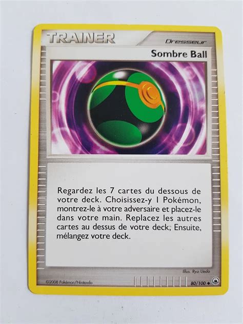 Sombre Ball 80 100 Diamant Et Perle Aube Majestueuse Carte Pokemon