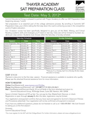 Fillable Online Thayer Thayer May Infosheet Reg Form Qxd Thayer Fax