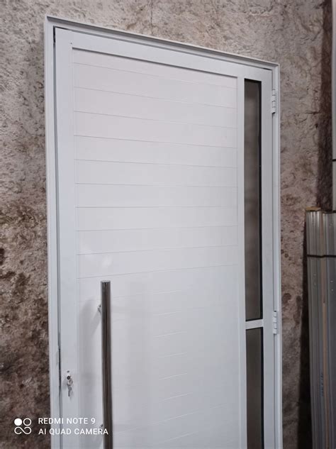 JCS Esquadrias de Alumínio Porta Lambril 2 10x0 80cm Alumínio branco