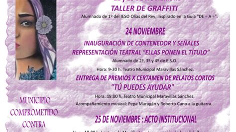 25 noviembre Día internacional para la eliminación de la violencia