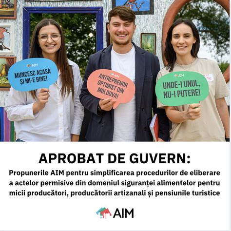 APROBAT DE GUVERN PROPUNERILE AIM PENTRU SIMPLIFICAREA PROCEDURILOR