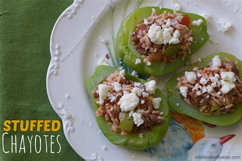 Top Imagen Receta De Chayotes Rellenos De Queso Abzlocal Mx
