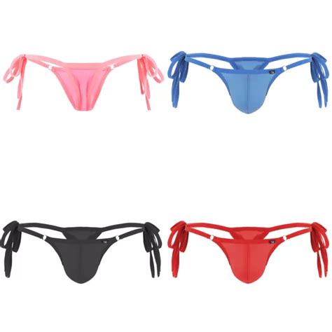 STRINGS POUR HOMMES Low Rise Slips sous vêtements gays lingerie sexy