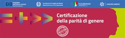 Certificazione della Parità di Genere Unioncamere