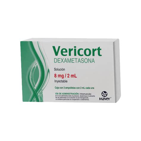 Vericort Solución Inyectable 8 mg Farmacias Gi Mejoramos tu salud