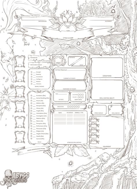 5e Character Sheet Dnd Character Sheet Character Sheet Rpg Images And