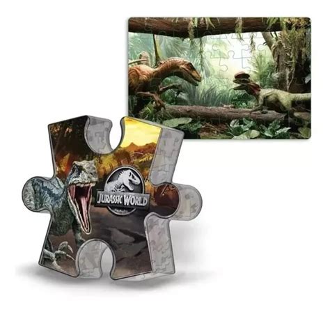 Rompecabezas Puzzle Jurassic World 48 Piezas MercadoLibre